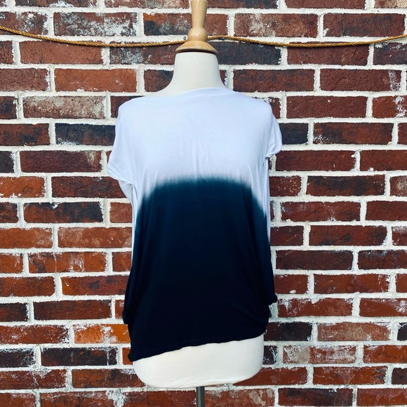 Mono B | Tops | 4for 2 Mono B Large Bluewhite Fade Workout Top | Poshmark